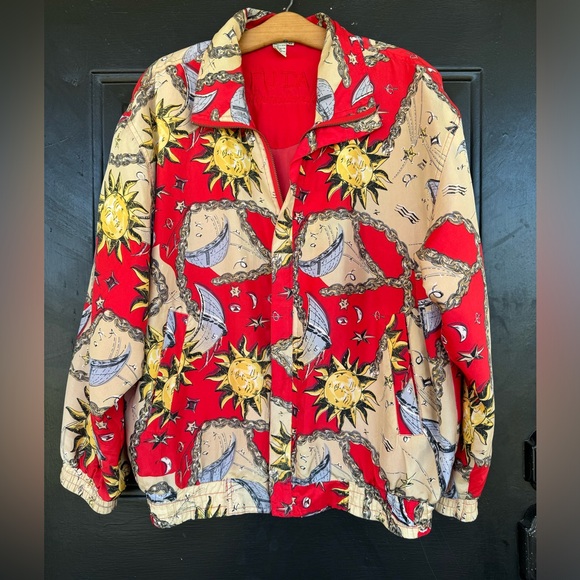 Vintage | Jackets & Coats | Vintage Fuda International Celestial Sun ...